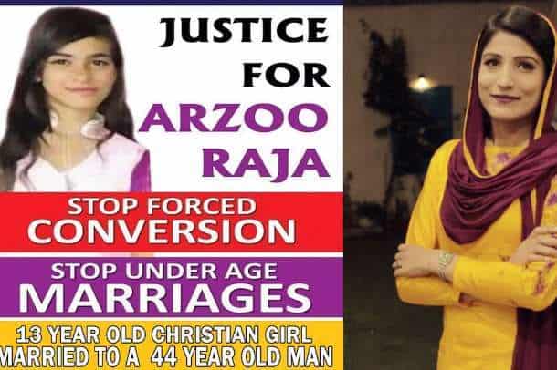 Pakistan Judge Orders Recovery of Abducted Child Bride Arzoo Raja